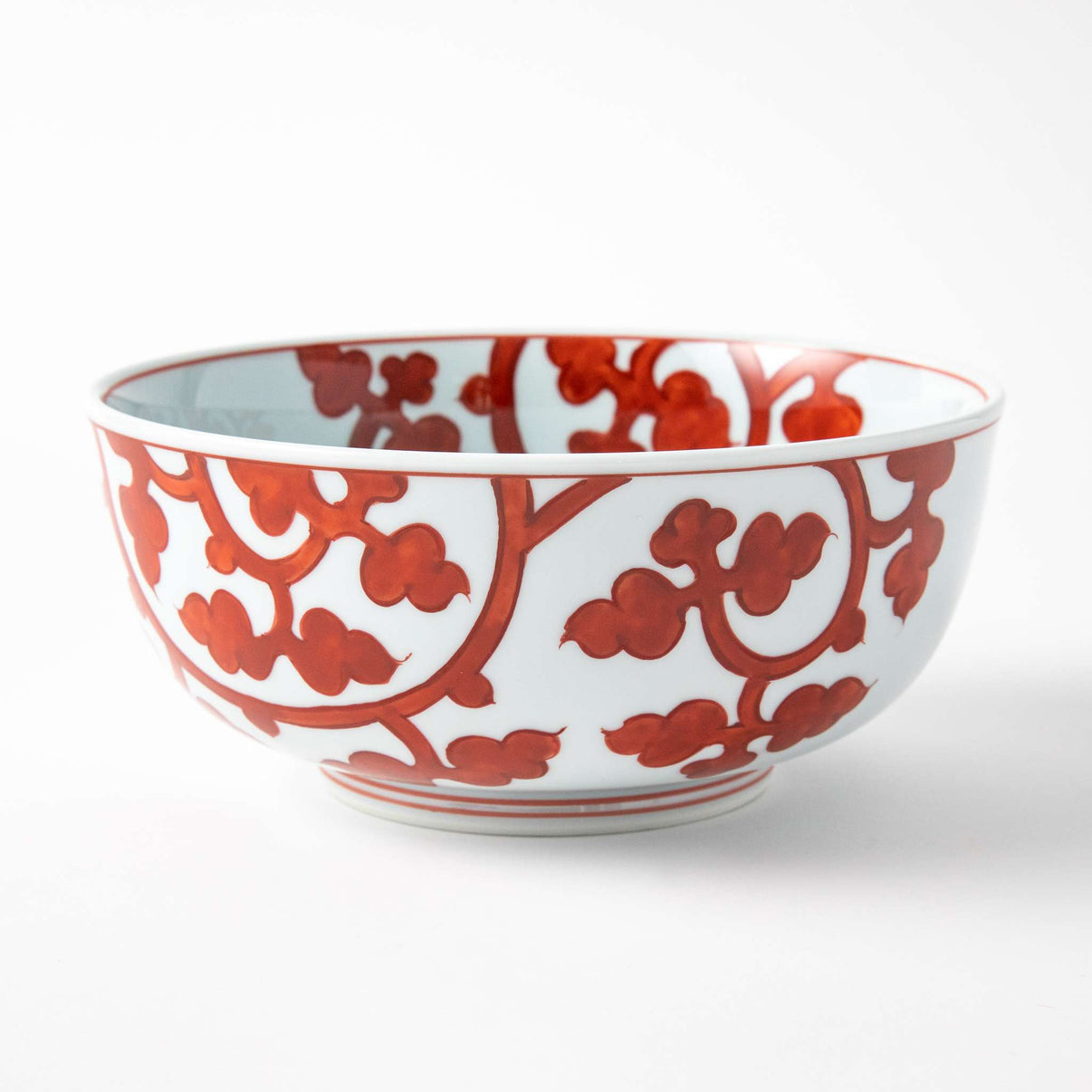 Gen-emon Kiln Arita Red Arabesque Noodle Bowl – omakase