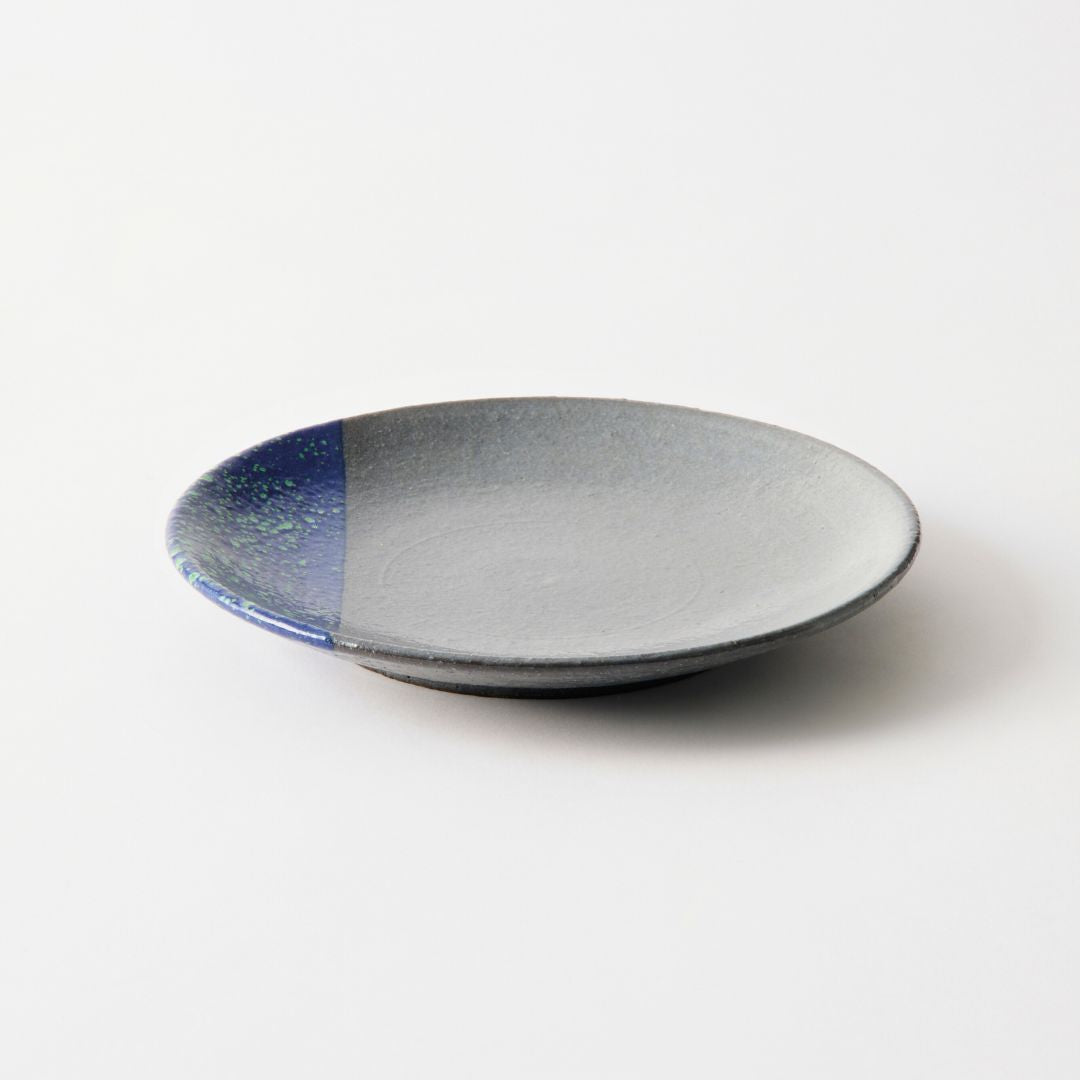 Shigaraki Mingei Medium Konkikyo Plate – omakase